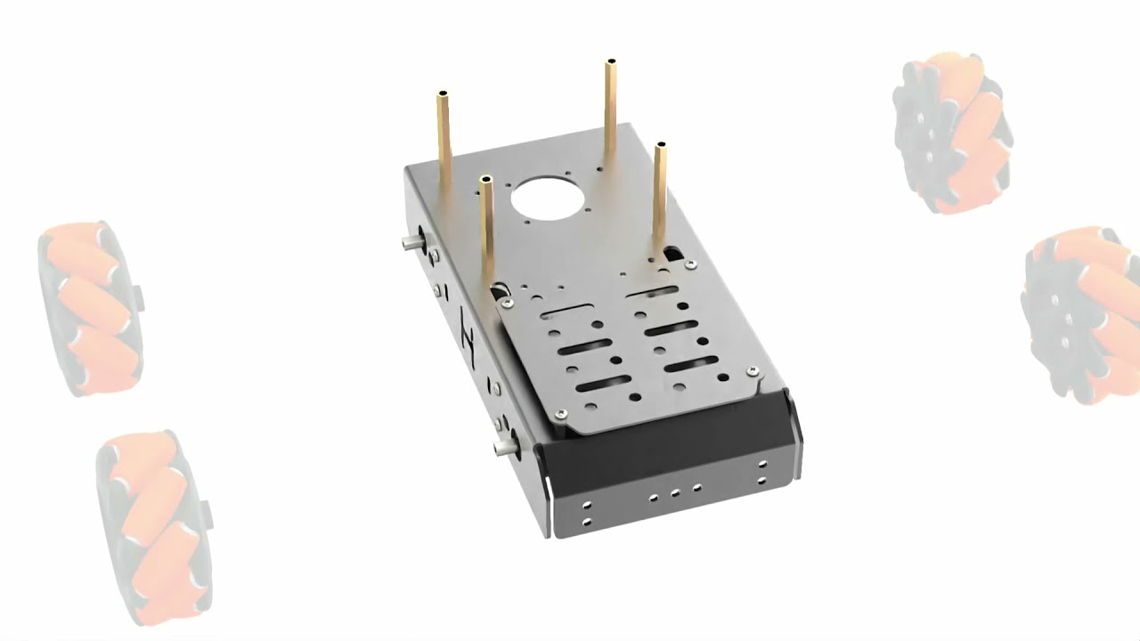 Mecanum Chassis Car Assembly - YouTube