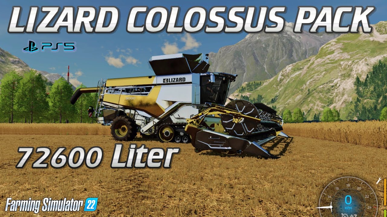 FS22 New Mod: Lizard Colossus Pack - 72600 liter Capacity - On Console ...