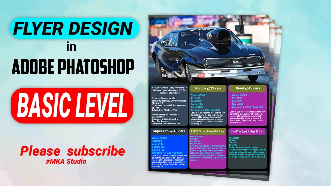 Flyer design in Photoshop || Flyer design || Flyer design in ...