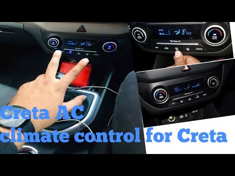 Creta AC climate control || new Creta 2020ac climate - YouTube
