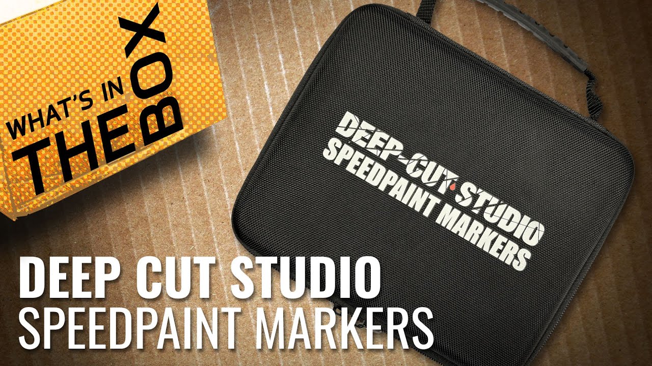 Reviewing Deep-Cut Studio's New Speedpaint Markers! Useful New Painting Tools? - YouTube