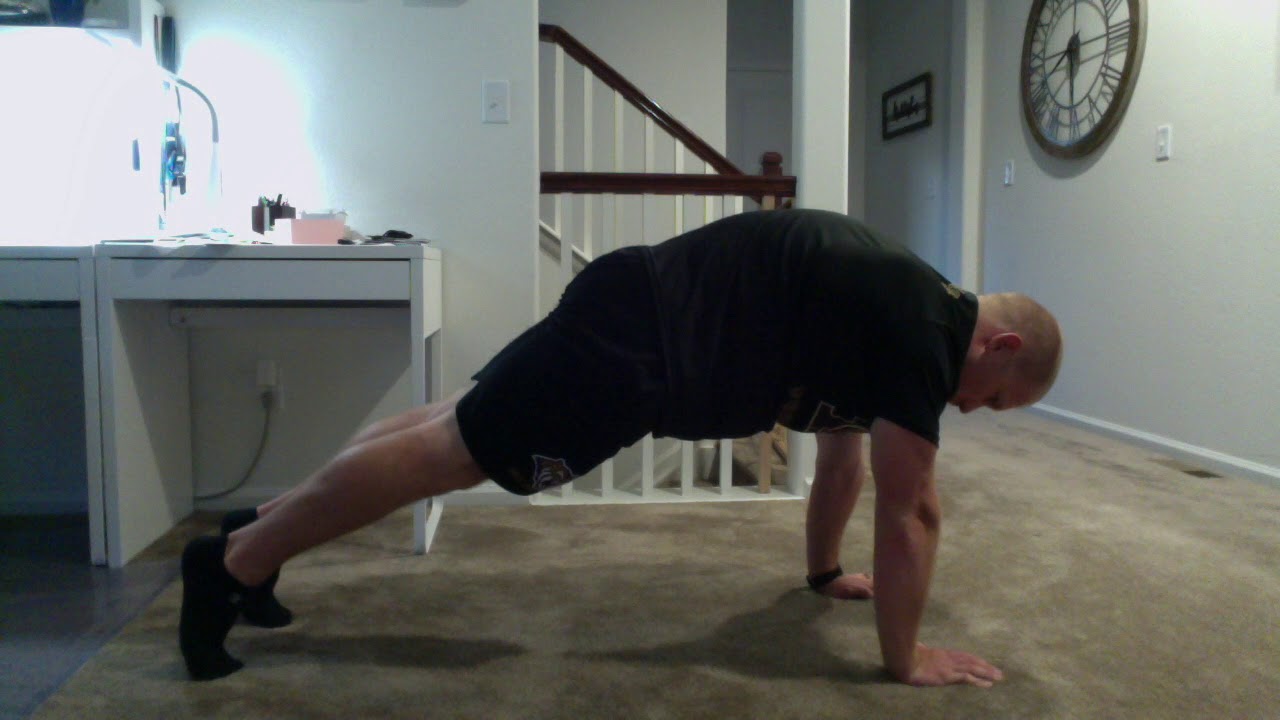 Push-Up Position Plank - YouTube