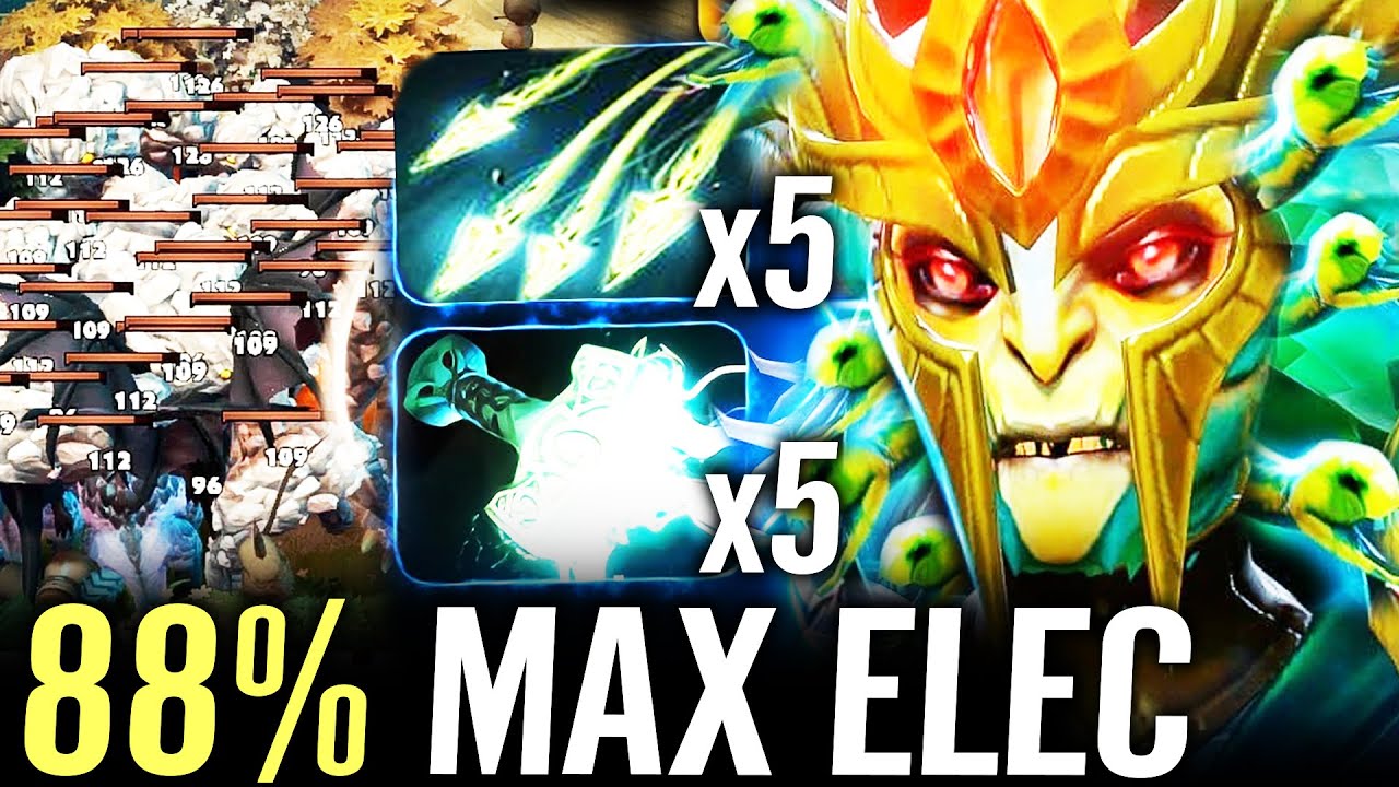 🔥 MEDUSA 5x Mjollnir Modifiers — 88% Chance Electric 5x Split Shot Max Release Hard Carry Dota 2 ...
