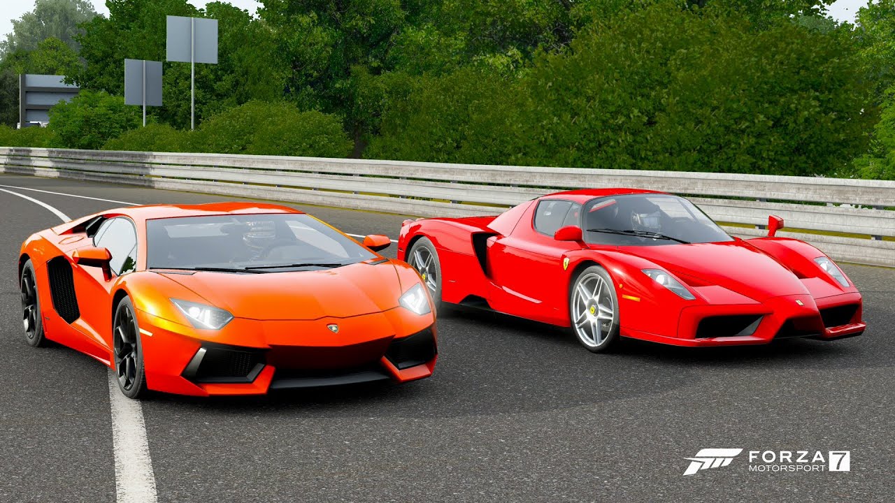 Lamborghini Reventon Vs Ferrari Enzo