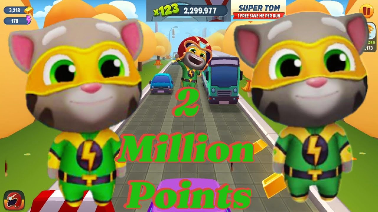 Talking Tom Gold Run - Super Tom's 2 Million Points | EPISODE 15 FHD ...