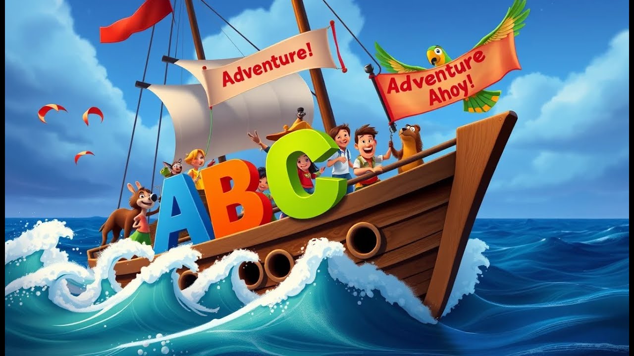 Alphabet Adventure with Captain ABC! |MangoVilleKids Nursery Rhyme ...