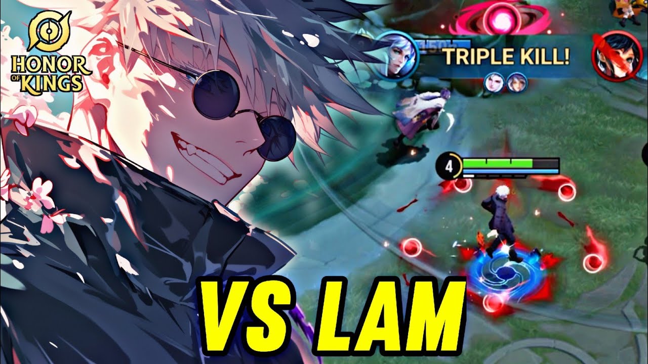 HOK : KONGMING/GOJO GAMEPLAY | VS LAM - HONOR OF KINGS - YouTube