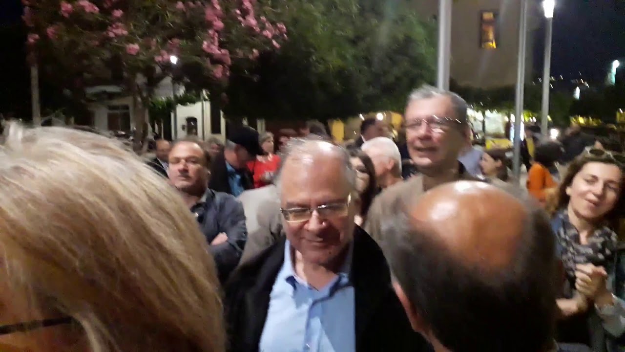οι πολιτες μπροστα ρεθυμνο εκλογες 2019. παρουσιαση υποψηφιων - YouTube