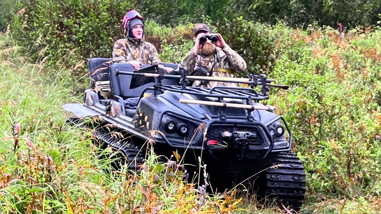 Alaska Argo Adventure! How to put tracks on a Argo. Moose Hunting! Lost ...