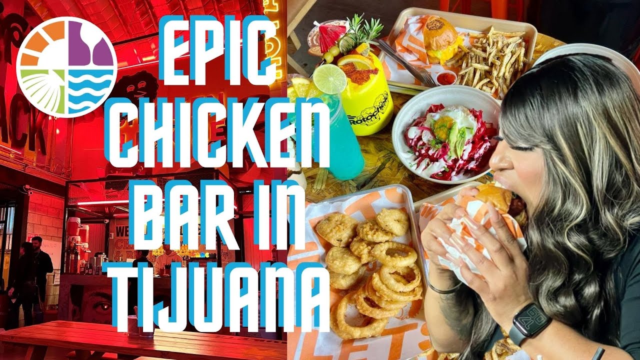 Trying the Best Fried Chicken in Tijuana at Mullets Chicken Bar - YouTube