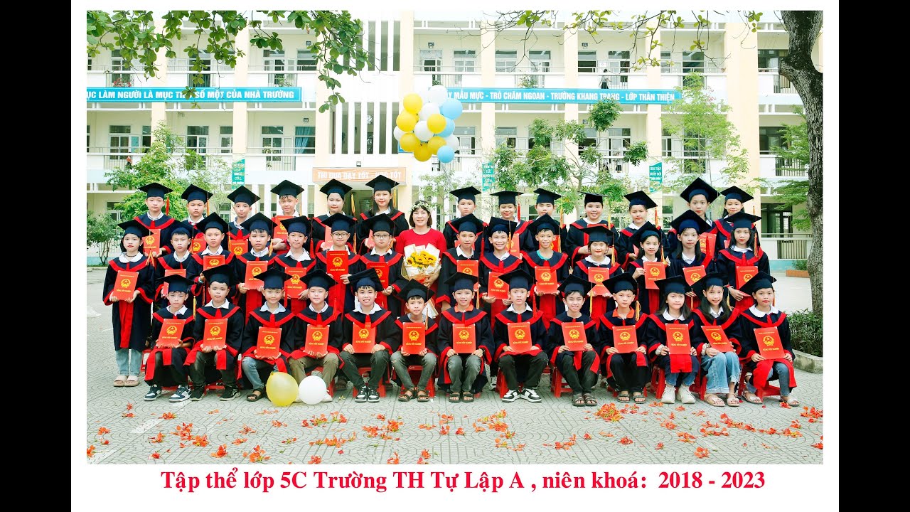 Tập thể lớp 5c trường TH Tự Lập A niên khóa 2018 - 2023 - YouTube