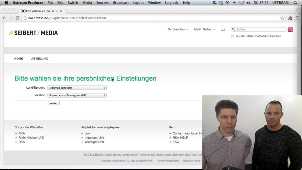 Login Wizard: Confluence as Intranet in a large enterprise - YouTube
