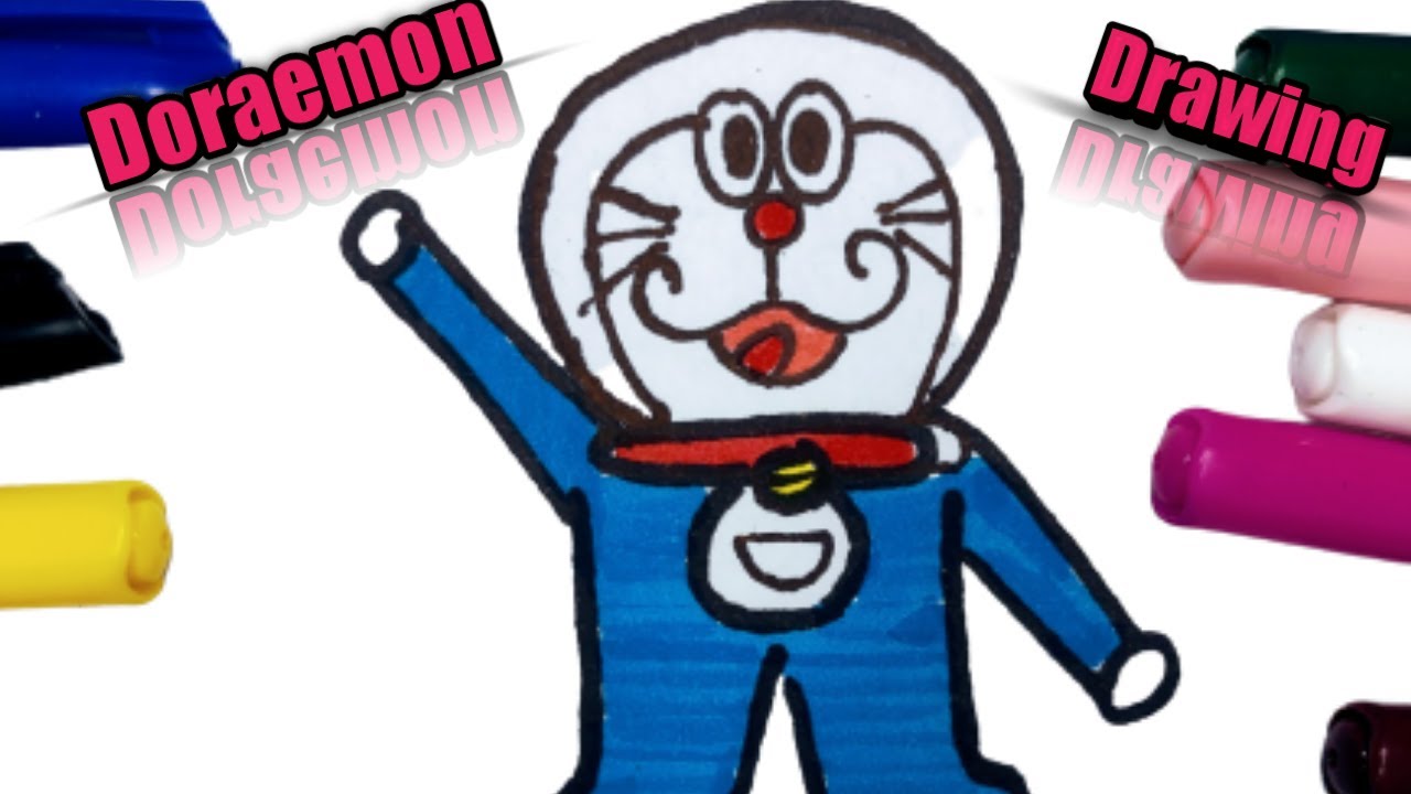 How To Draw Doraemon| Drawing For Kids| Sonam Art and Drawing - YouTube