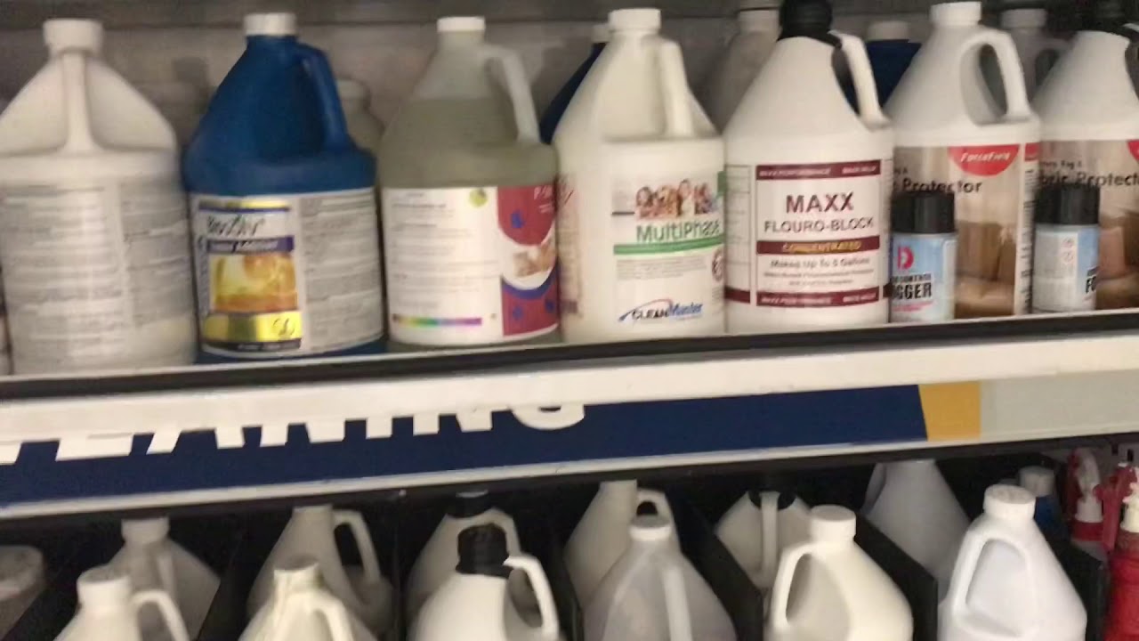 Why do carpet cleaners fight over cleaning chemical brands? - YouTube