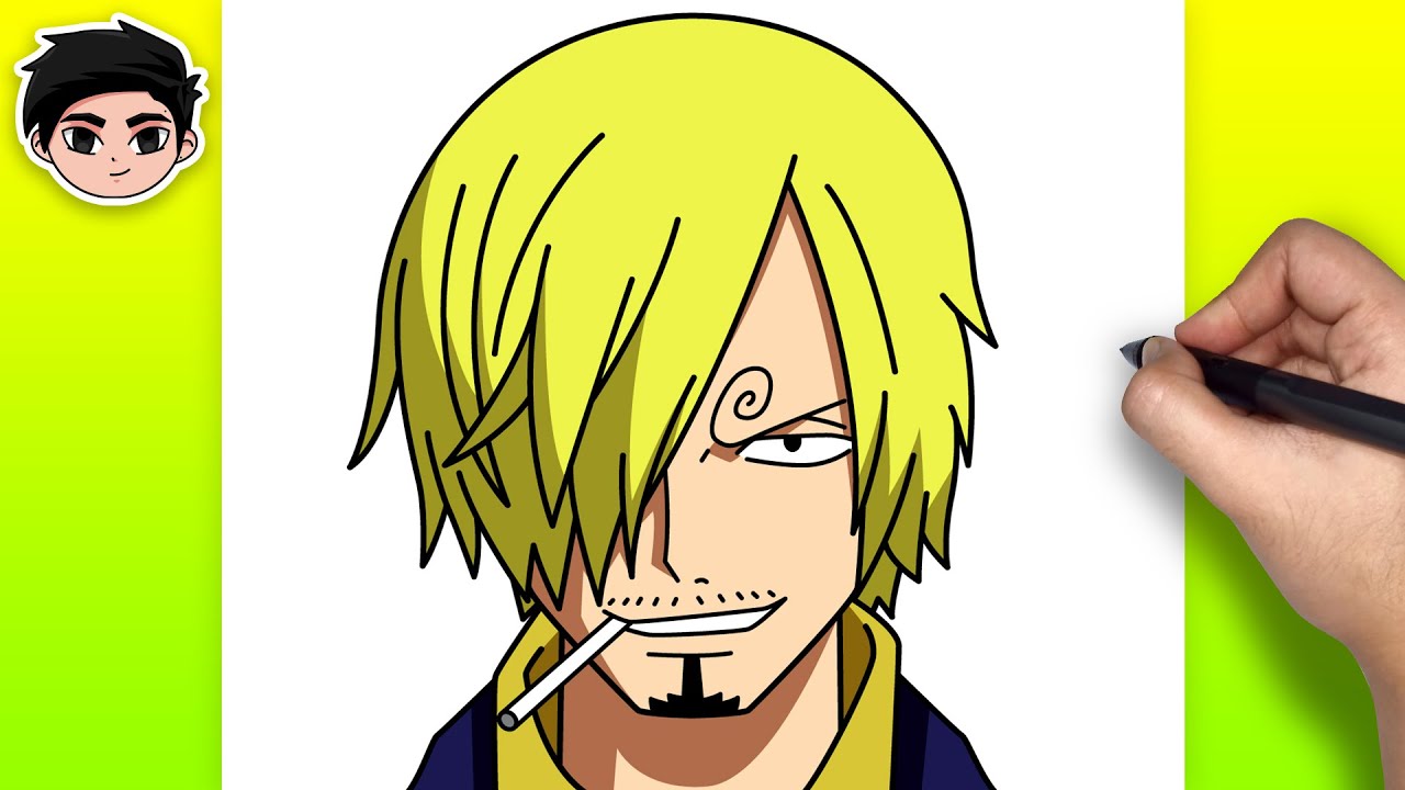 How to Draw Sanji from One Piece | Easy Step-by-Step - YouTube