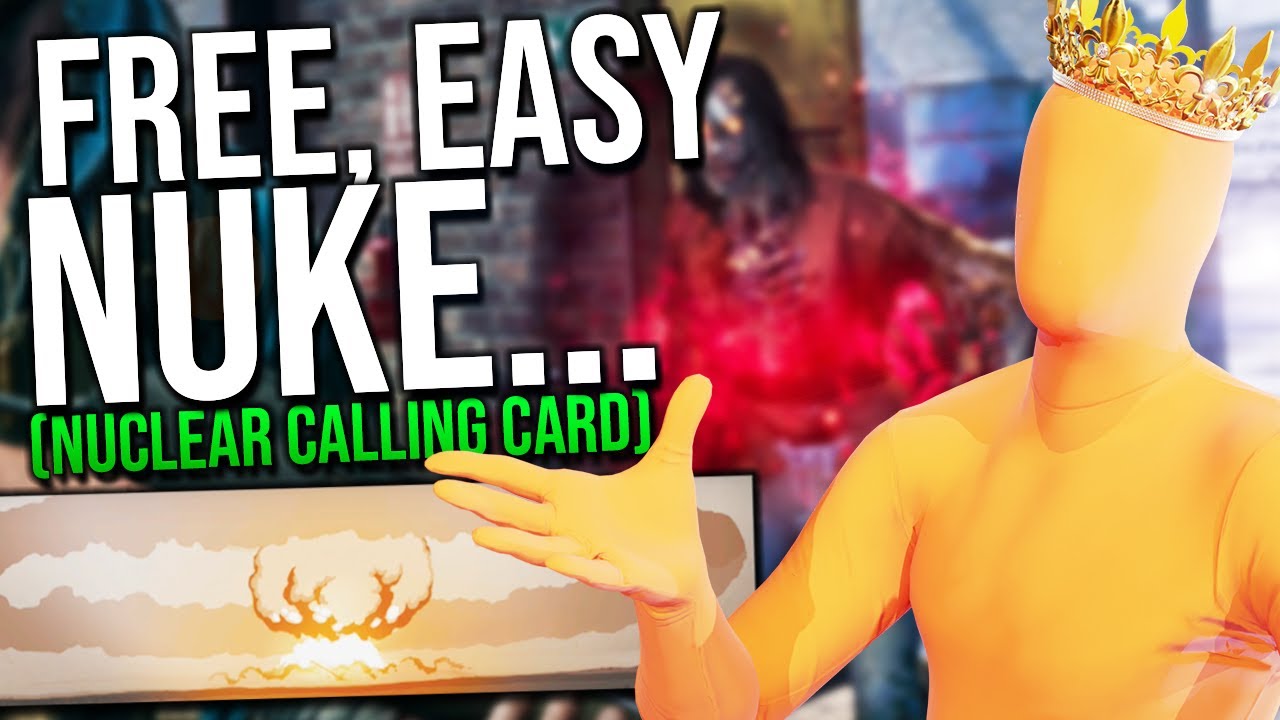 EASY WAY TO GET YOUR NUCLEAR CALLING CARD (30 KILL STREAK) IN BLACK OPS ...