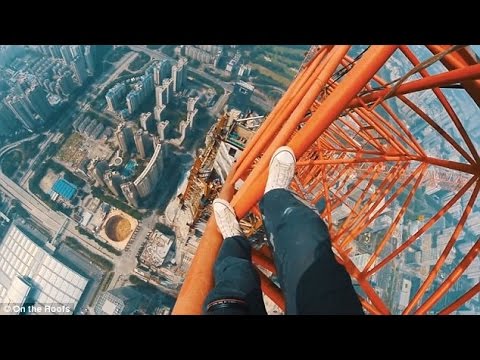 Crazy Daredevil Takes The Most Insane Selfie Ever - YouTube