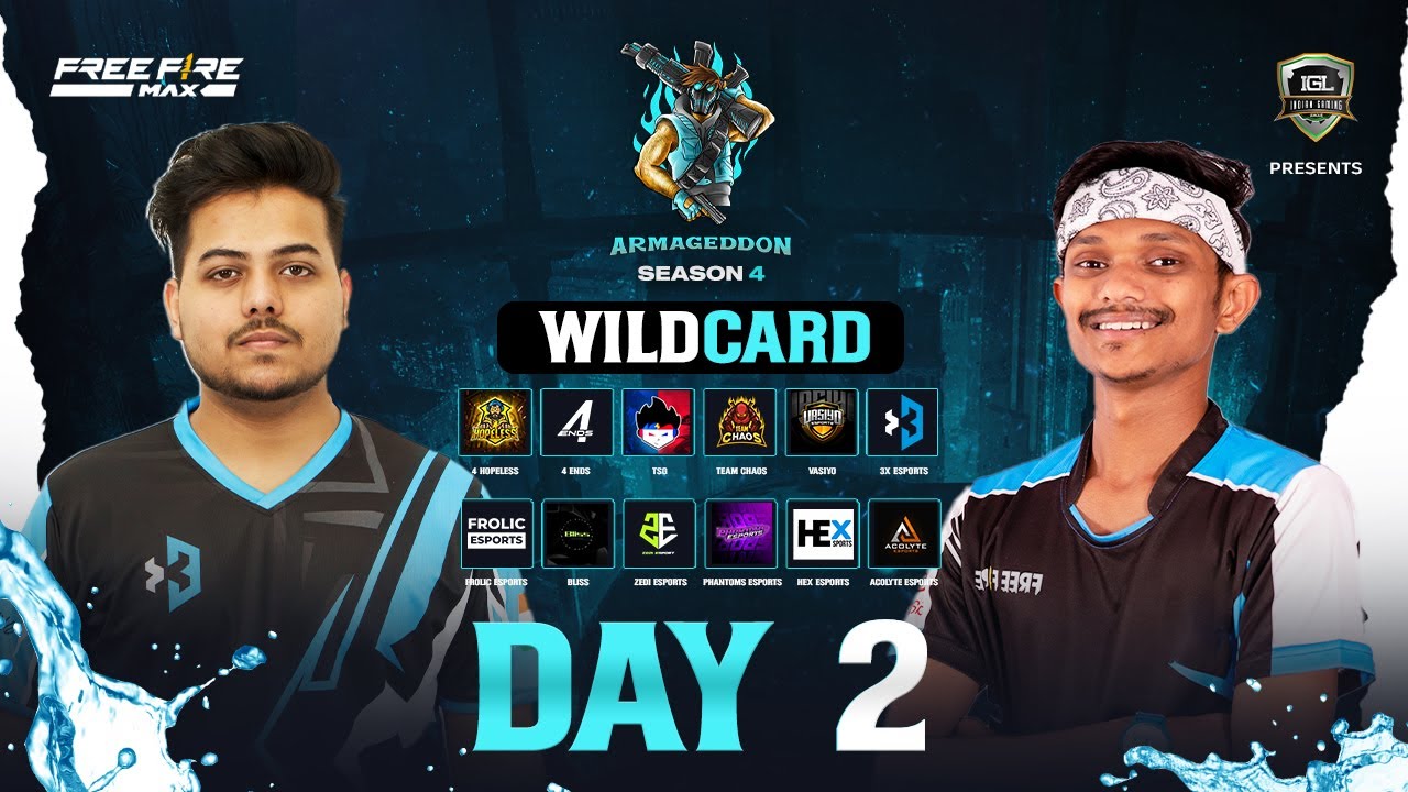 IGL Freefire Max Armageddon S4 | Wildcard | Ft. Tsg Army, Chaos, 3x ...