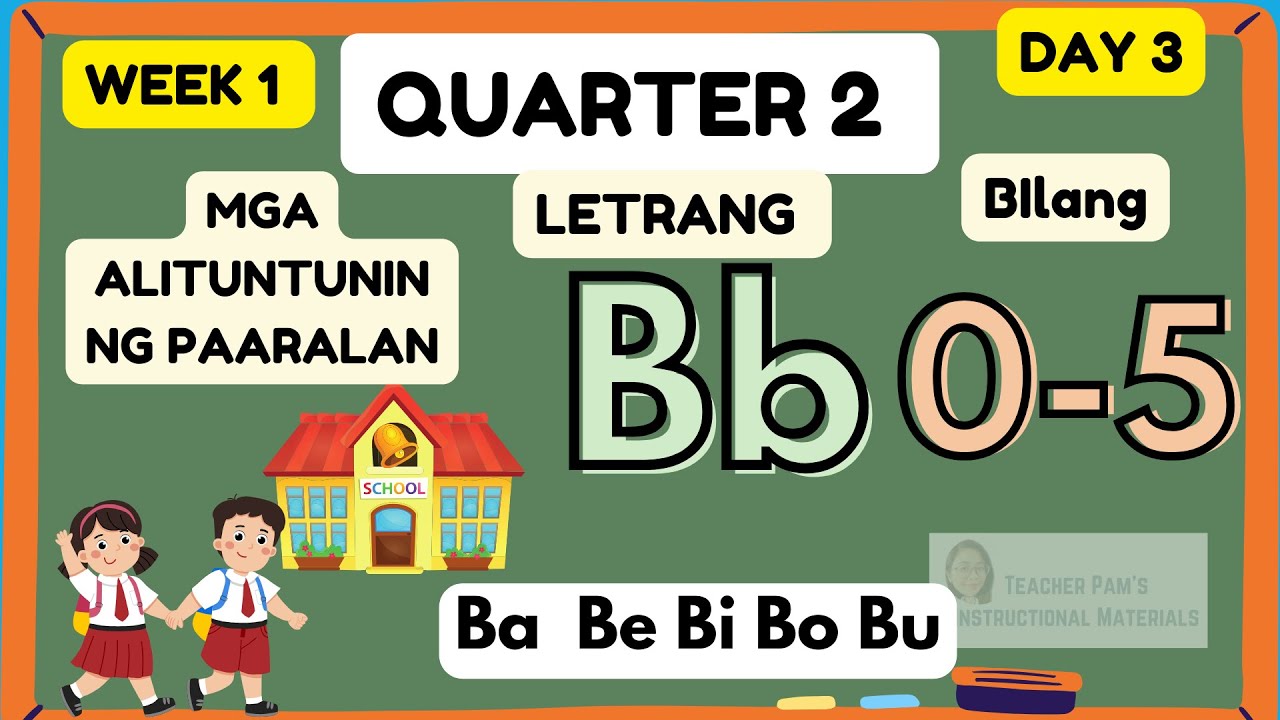 Kinder Deped Matatag | Quarter 2 | Week 1 | Day 3 | May Mga Alituntunin sa Paaralan - YouTube