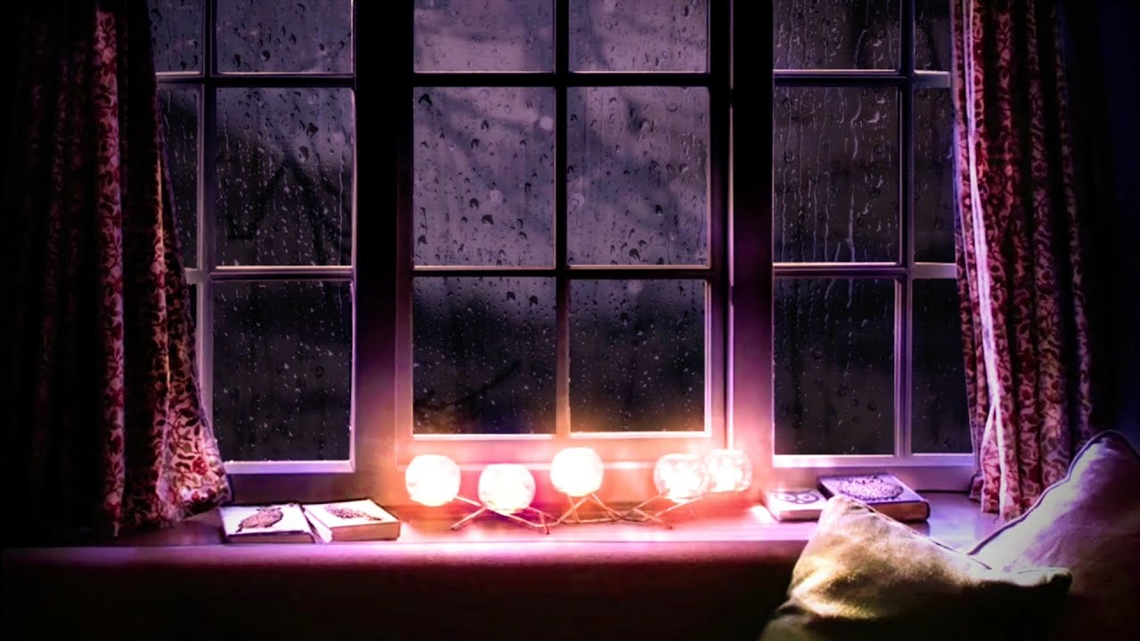 2 hours for relaxing sound rain on windows |noise of rain for study ...
