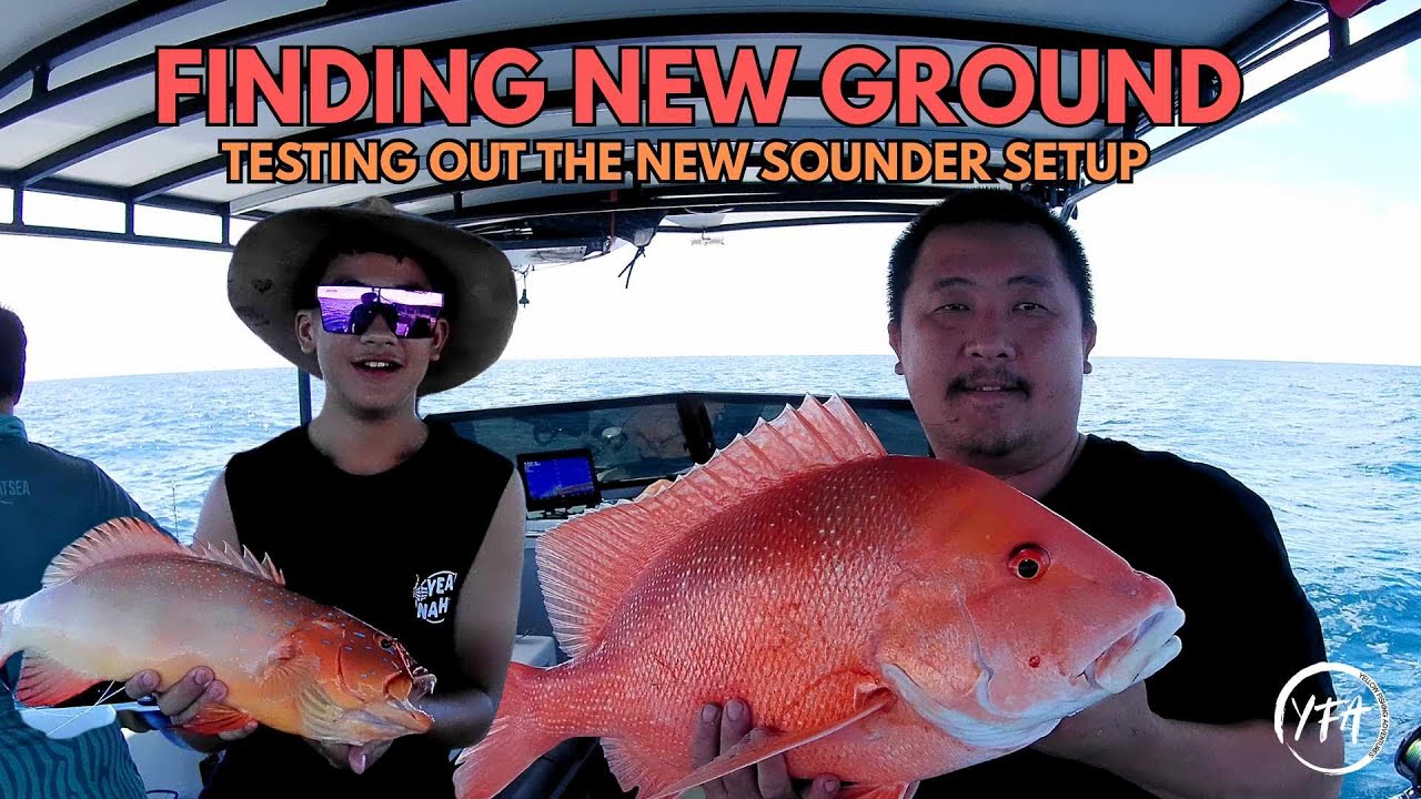 Red emperor off new grounds around Cairns & Testing out the new sounder ...