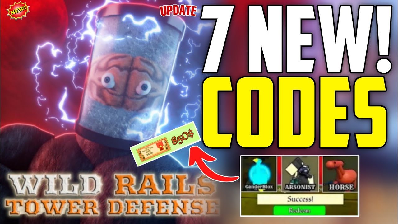 ⚠️update!💥[CODE]⚠️WILD RAILS TOWER DEFENSE ROBLOX CODES - WILD RAILS ...