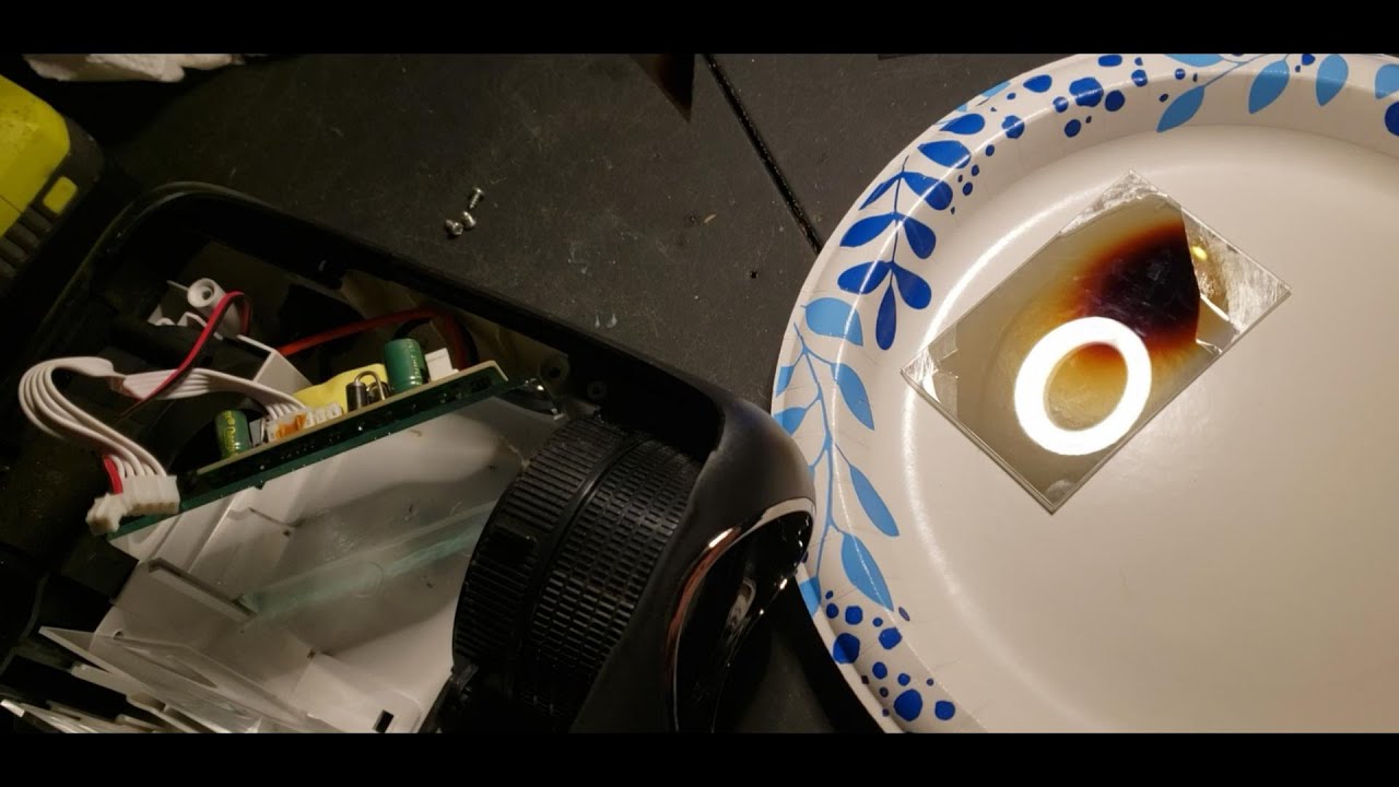 Projector Brown Spot on Screen- FIXED! *Make sure to get this part ...