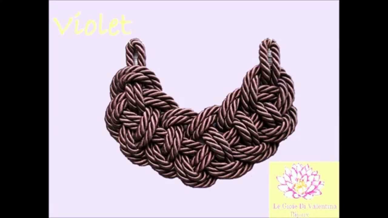 Collana nodi Marinari / Knot Necklace - YouTube