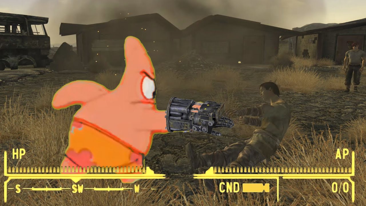 When you make a Praetorian build in Fallout - YouTube