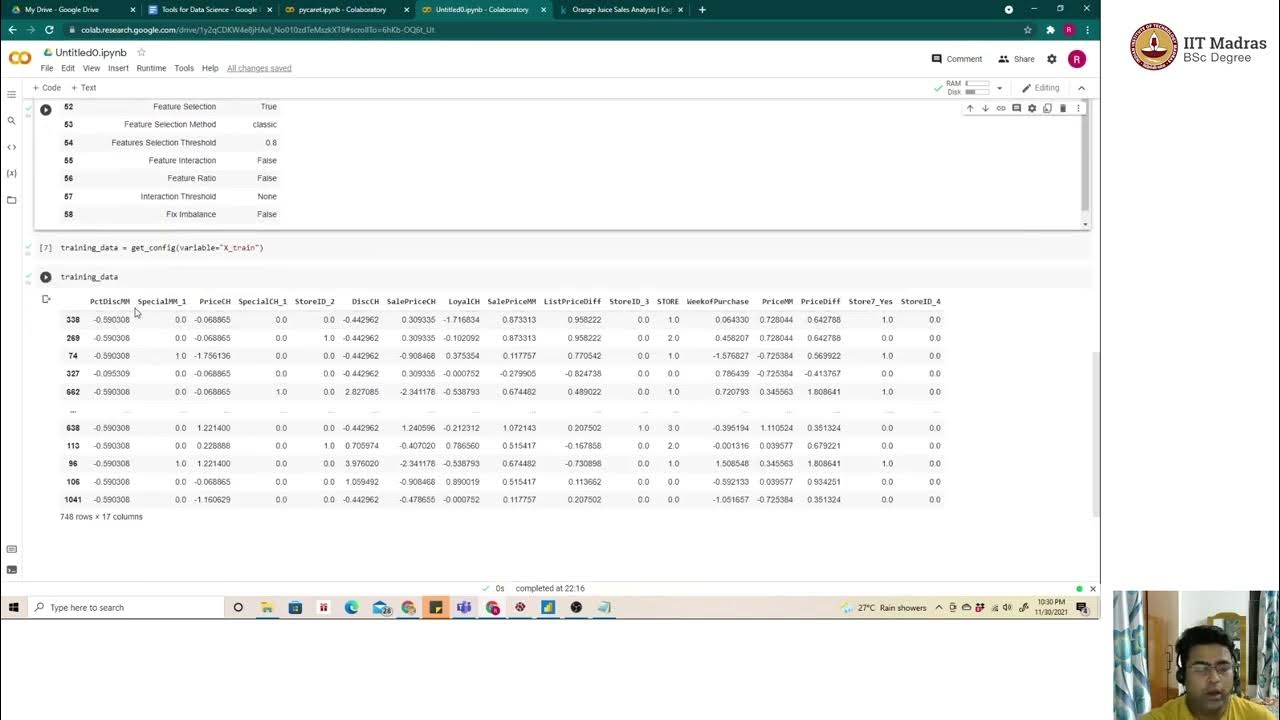 Model the data: Pycaret - YouTube