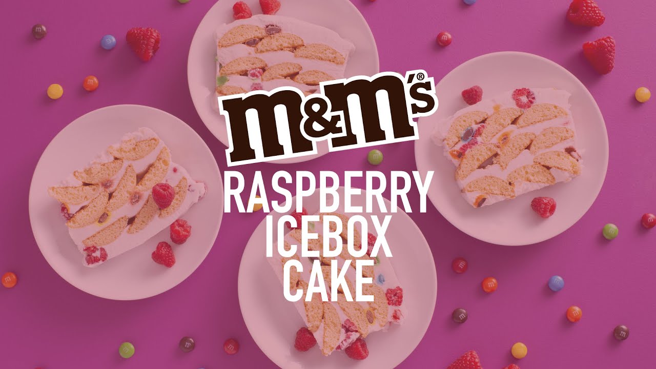 M&M'S Raspberry Icebox Cake - YouTube