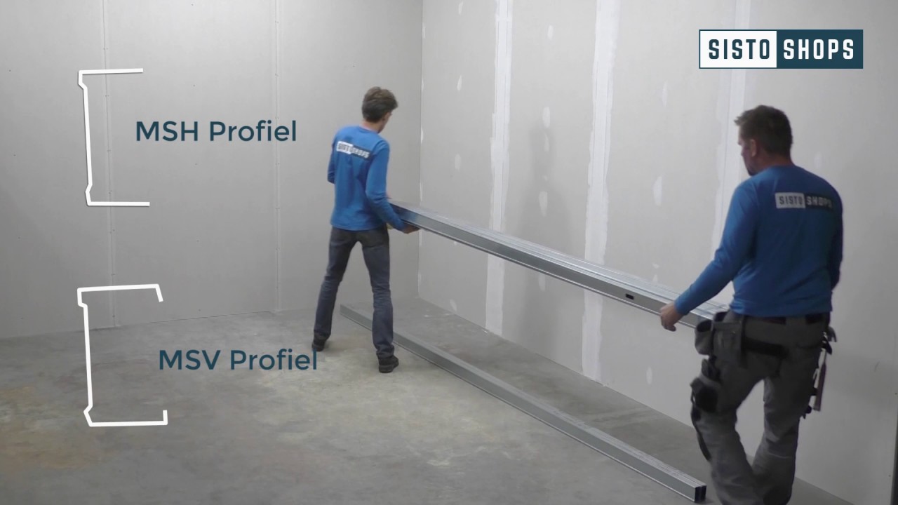 Metal stud profielen - YouTube