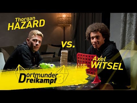 Thorgan Hazard vs. Axel Witsel | Dortmunder Dreikampf - Kroko Doc, Jenga & Vier gewinnt