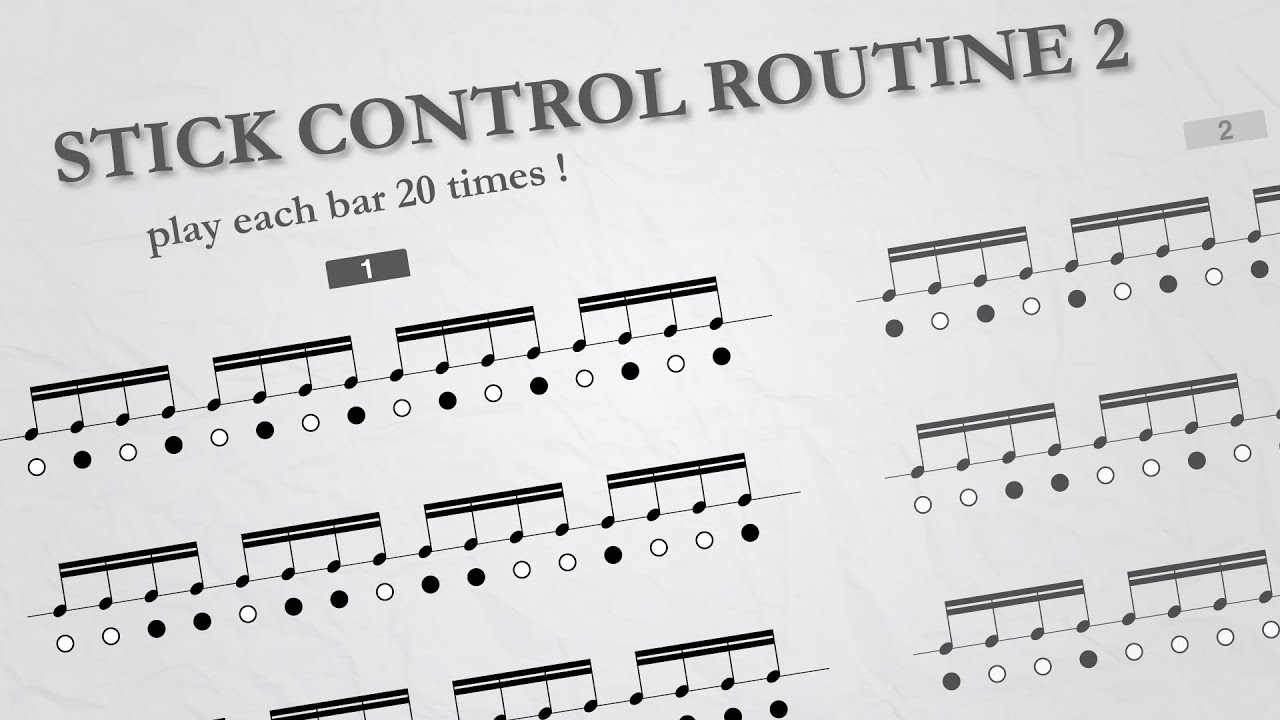 STICK CONTROL ROUTINE 2 - YouTube