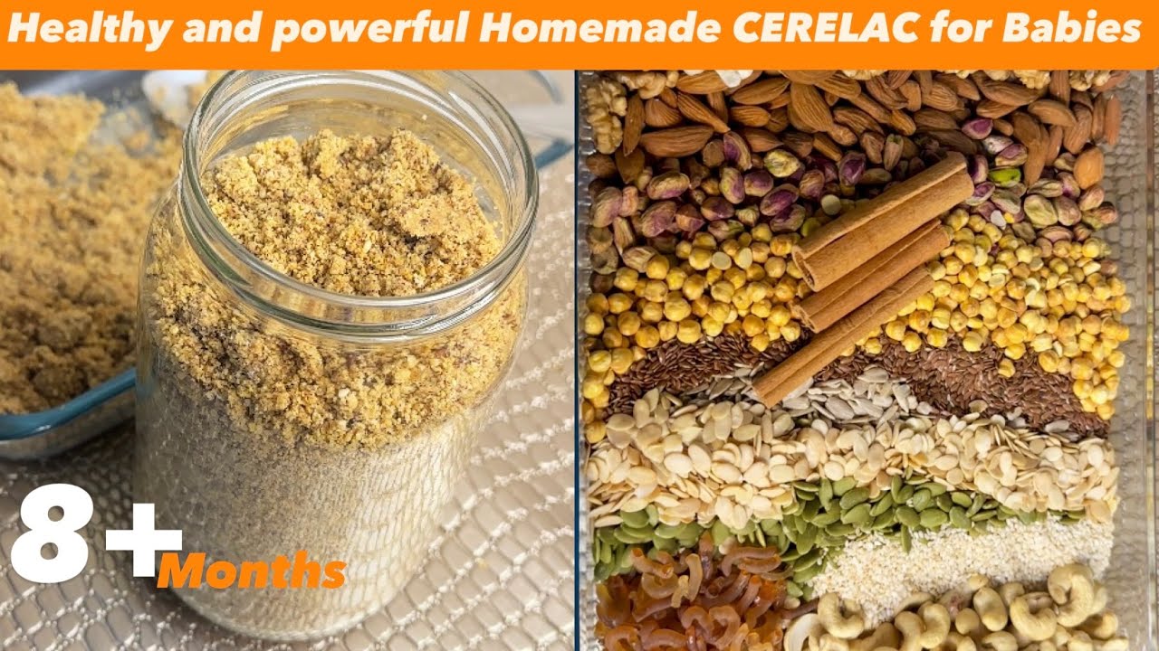 Healthy HomeMade CERELAC recipe for baby | BABY Cerelac | CEREALS - YouTube