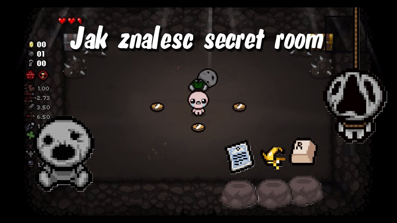 Jak znaleźć SECRET ROOM!- Poradnik the binding of Isaac - YouTube