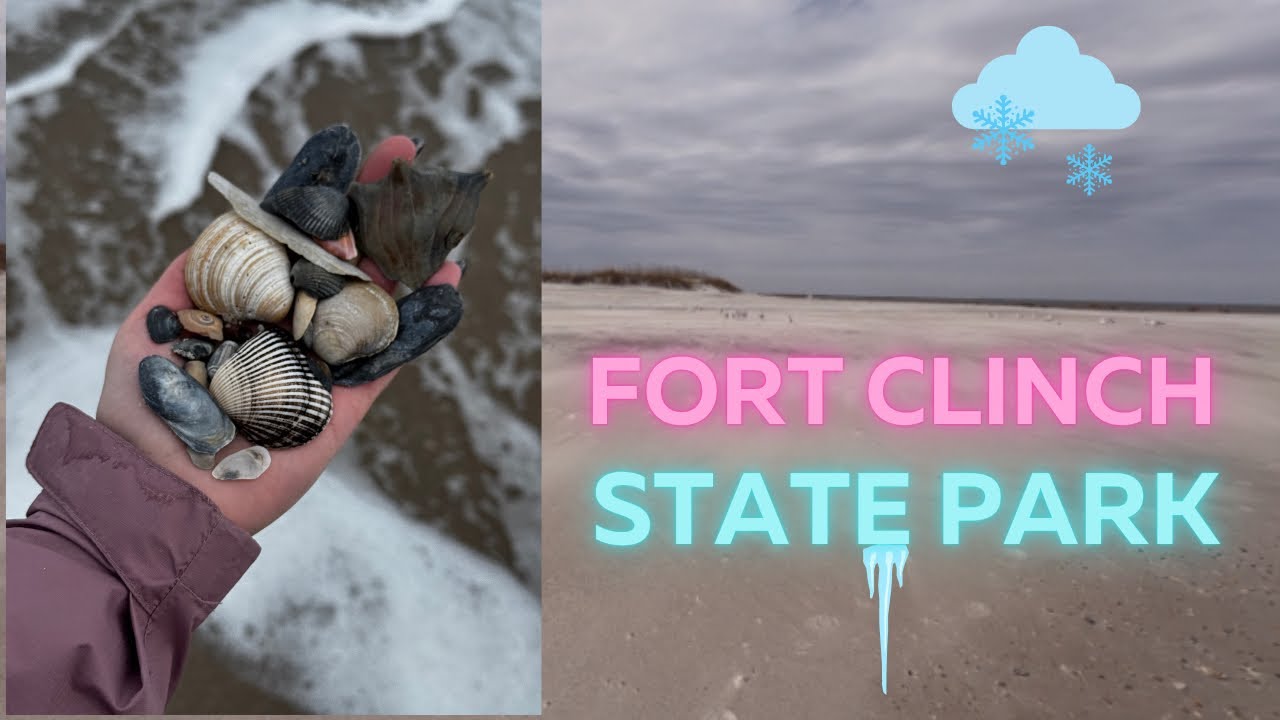 Florida Shelling Fort Clinch on Amelia Island during Winter Storm Enzo ...