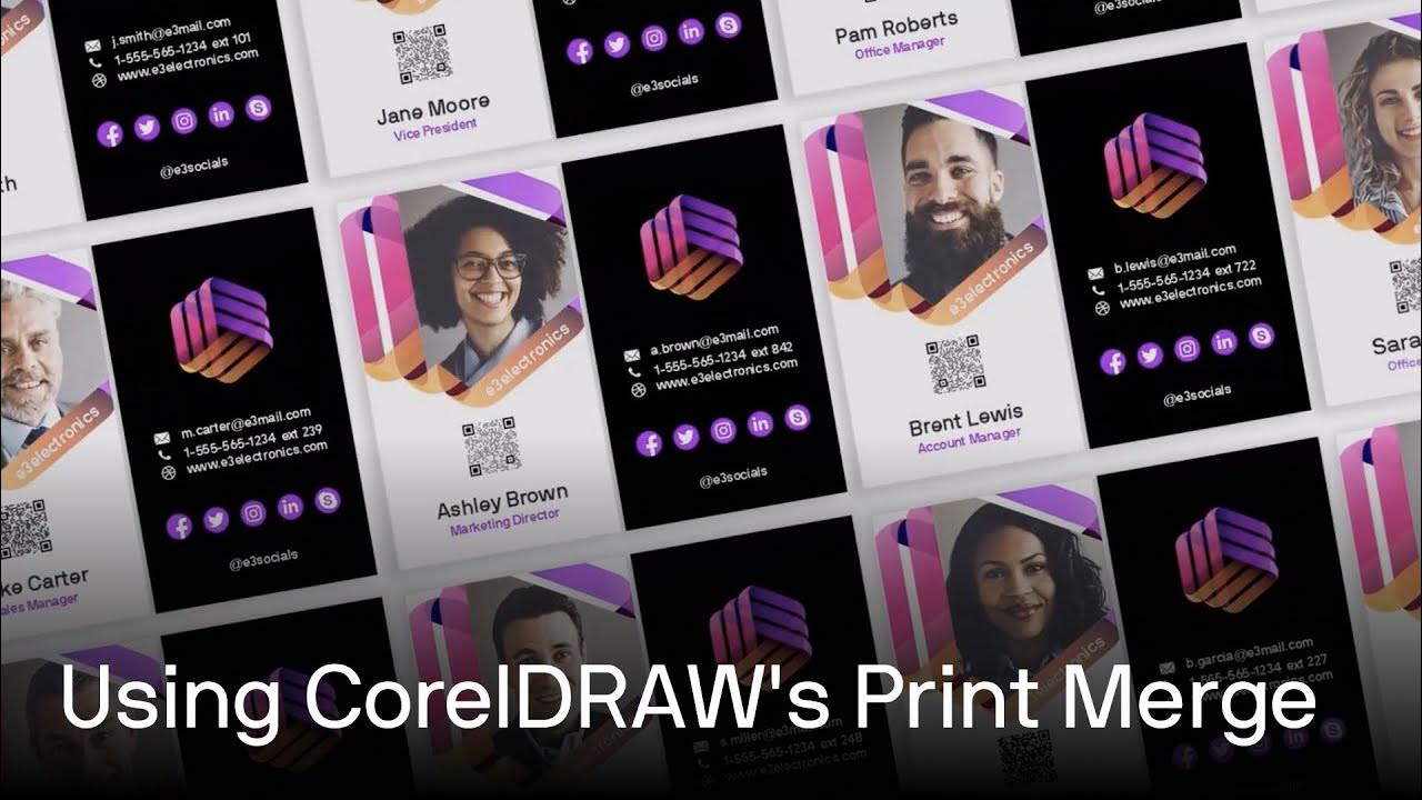 📇 CorelDRAW Print Merge Tutorial | Variable Data Printing Made Easy with Excel & CSV Files 🎯 ...