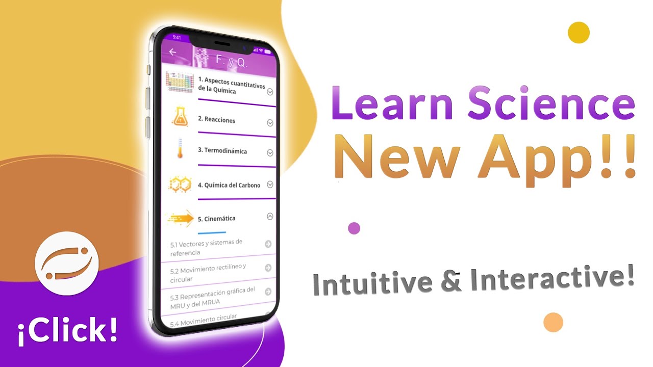 ¡Click! Education & ¡Click! Tutors - New App to learn physics (Demo ...