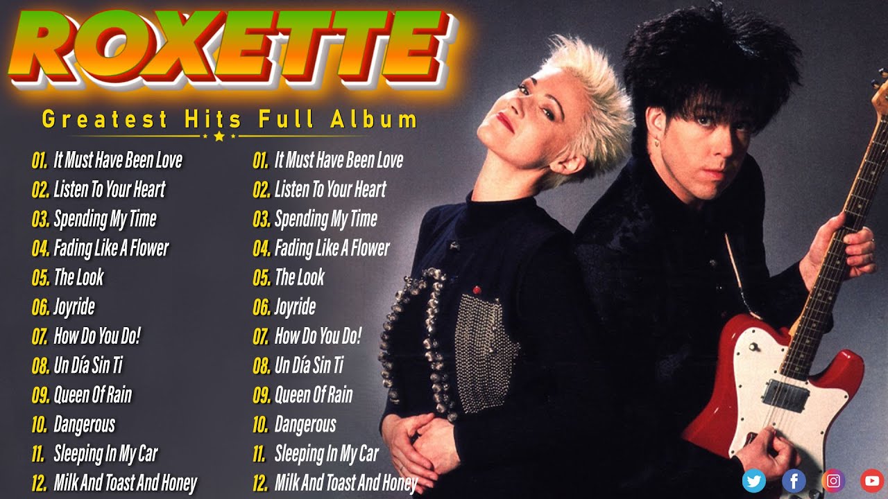 Roxette Best Songs Of All Time - Roxette Greatest Hits Full Album #k11 ...