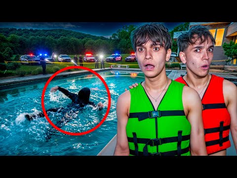 SOMEONE IS DROWNING IN OUR POOL!