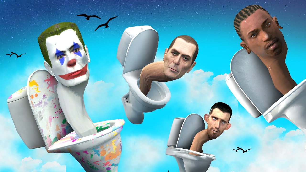 GMOD • Skibidi Toilet • Legendary Ragdolls • Part 2 [Jumps, Slides ...