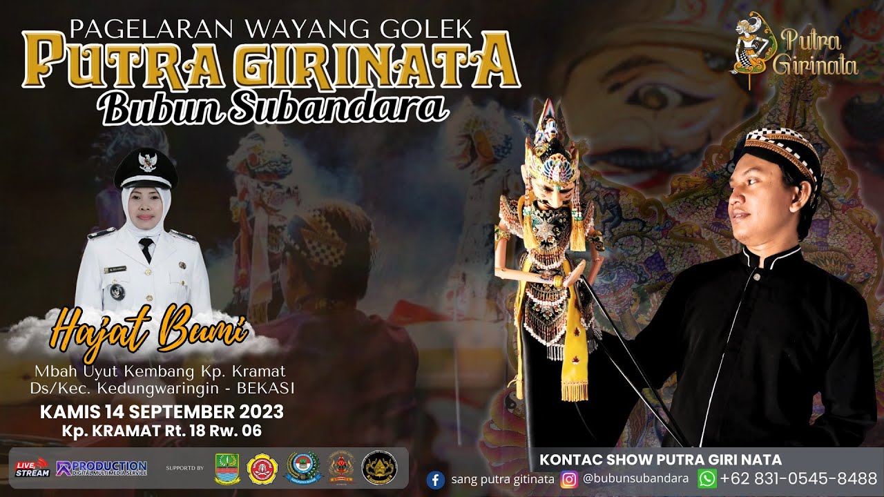 🔴 LIVE PAGELARAN WAYANG GOLEK I PUTRA GIRINATA I Dl. BUBUN SUBANDARA I ...