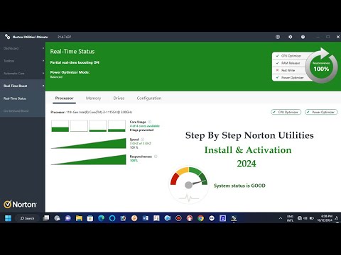 Step by step Norton utilities install & Activation | Pc Speed up though ...