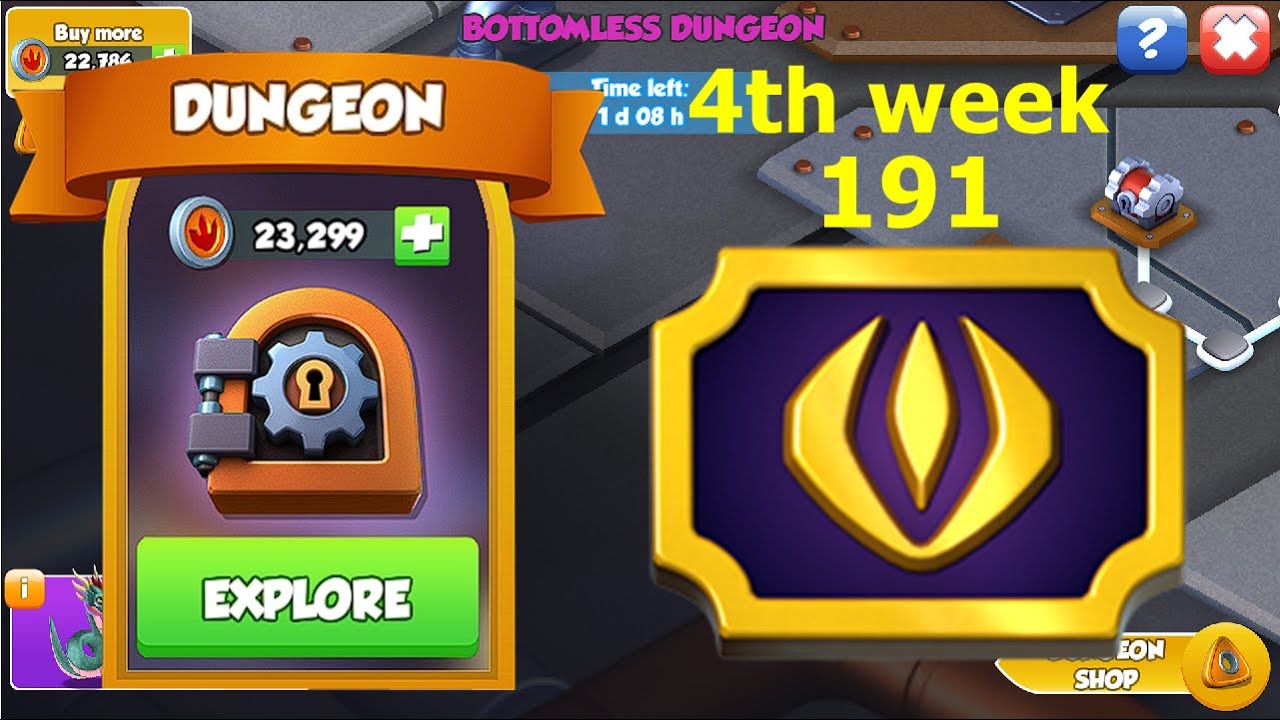 Cherry Wyrm Dungeon | Used 23k plus Steeping stones-Dragon Mania ...