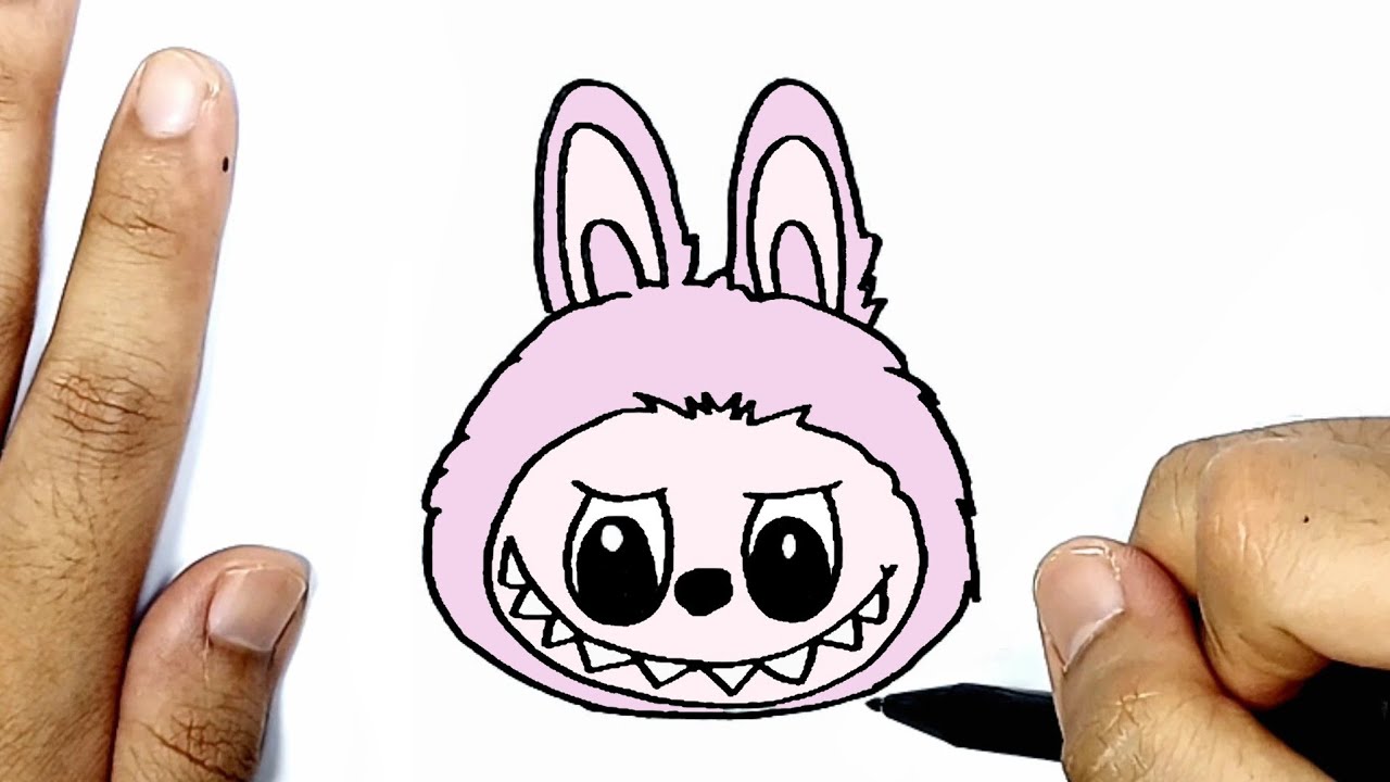 How To Draw A Labubu Face Cara Menggambar Wajah Labubu Youtube