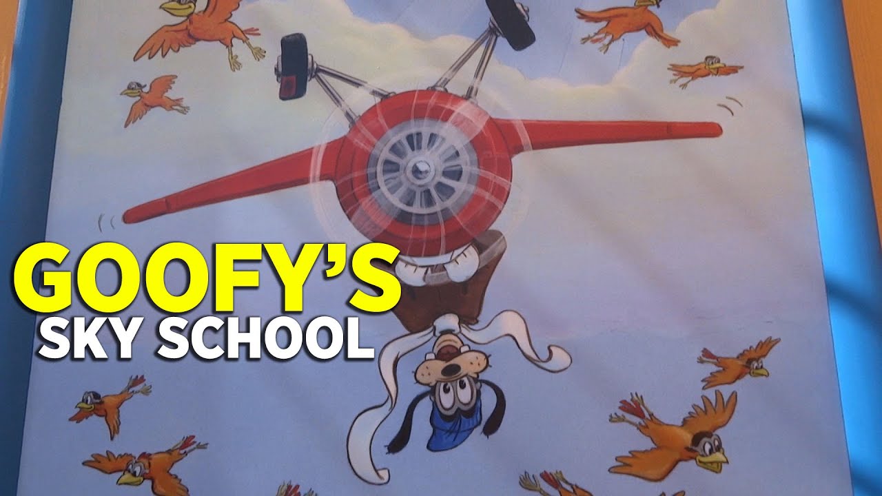 Goofy's Sky School FULL RIDE POV at Disney California Adventure - YouTube