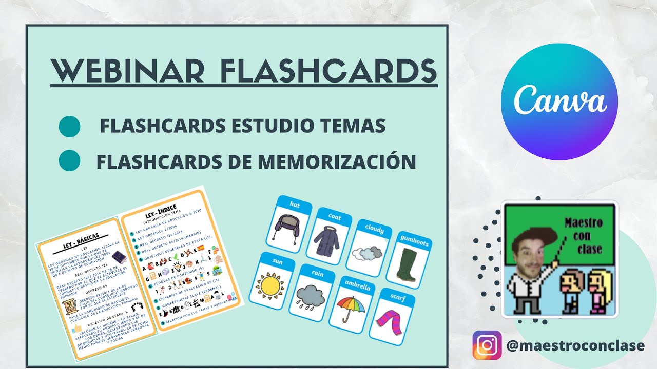 Creación de FlashCards con Canva - YouTube