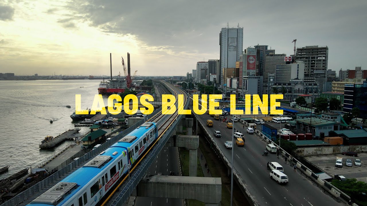 The Lagos Blue Line Rail. Lagos, Nigeria - YouTube