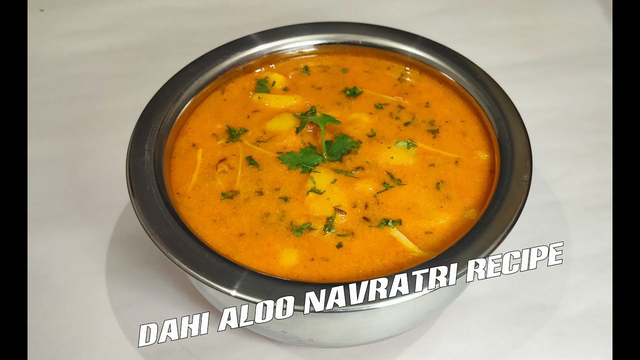 Chef's Special Aloo Dahi || Navratri recipe ! - YouTube